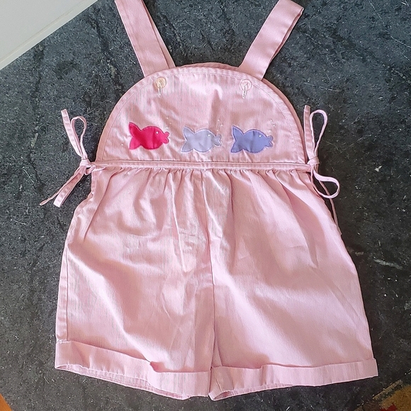 Samara | Bottoms | 8s Seersucker Bubble Romper Pink White Stripes ...